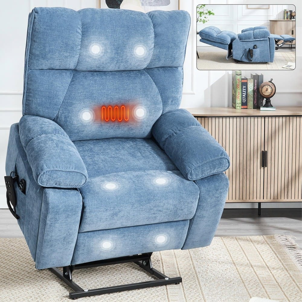Resenkos Oversized Dual Motor Power Lift Recliner, 103*93*107CM ...