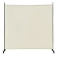 Resenkos Room Separator, Room Divider Panel,6 Feet Single Panel Rolling ...