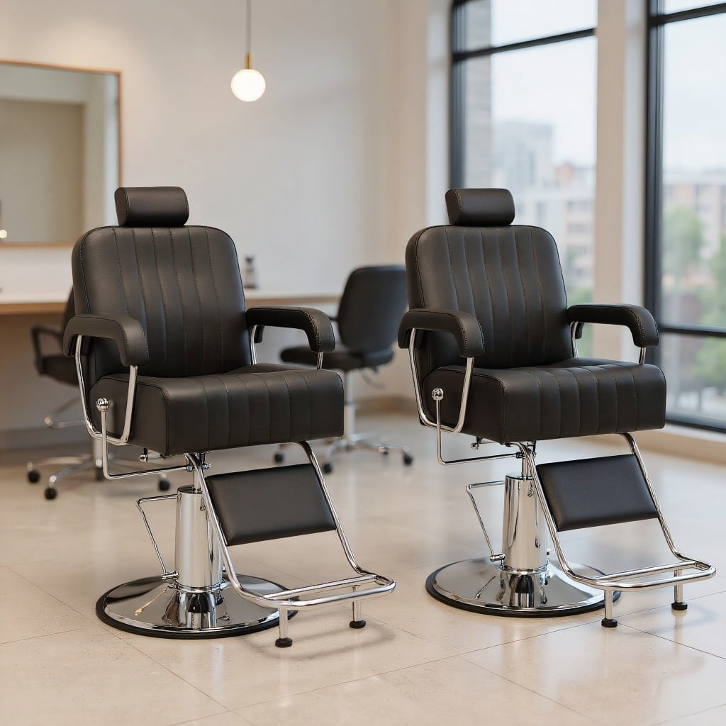 Resenkos Salon Chair, Barber Chair,360 Degrees Swivel Salon Hydraulic ...