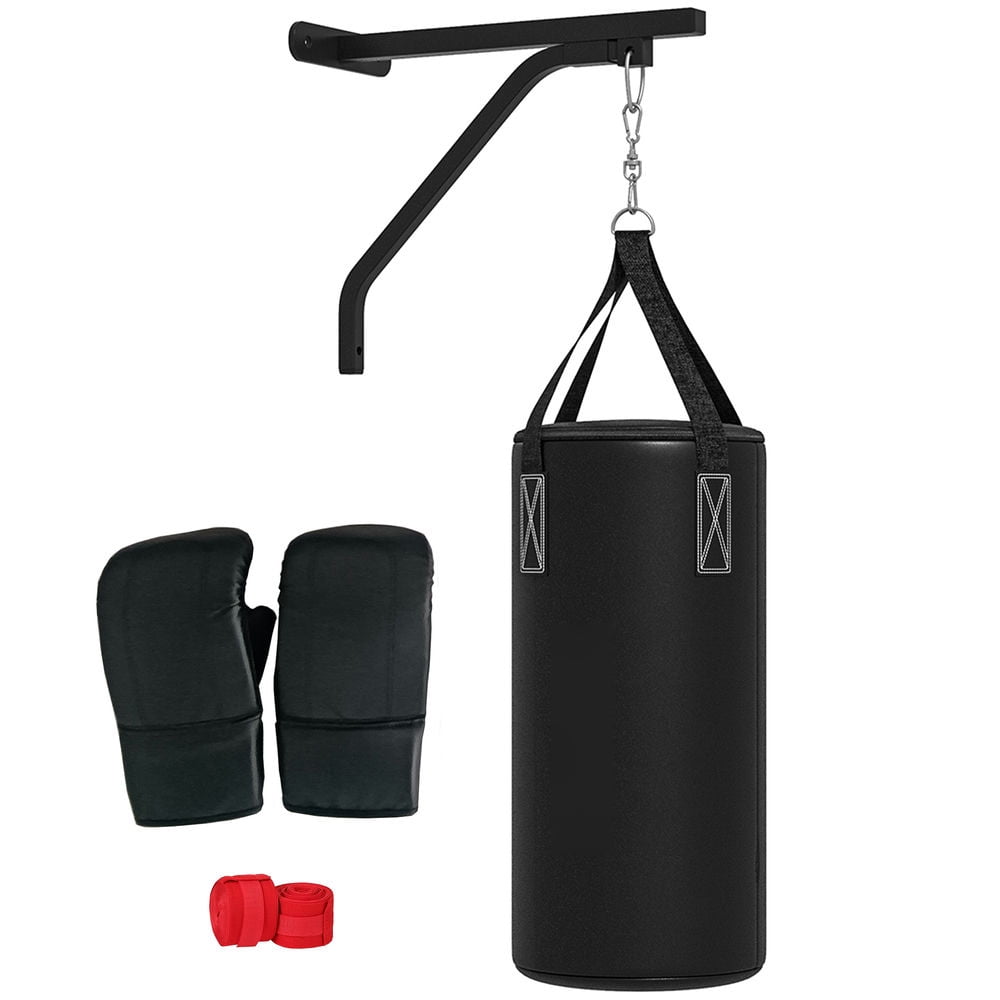 Resenkos Unfilled Punching Bag for Adults, Heavy Bag Wall Mount Set ...