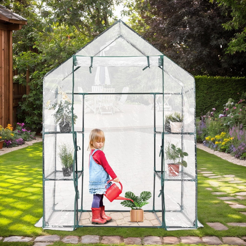 Resenkos Walk-in Greenhouse,Plant Gardening Green House,Portable ...
