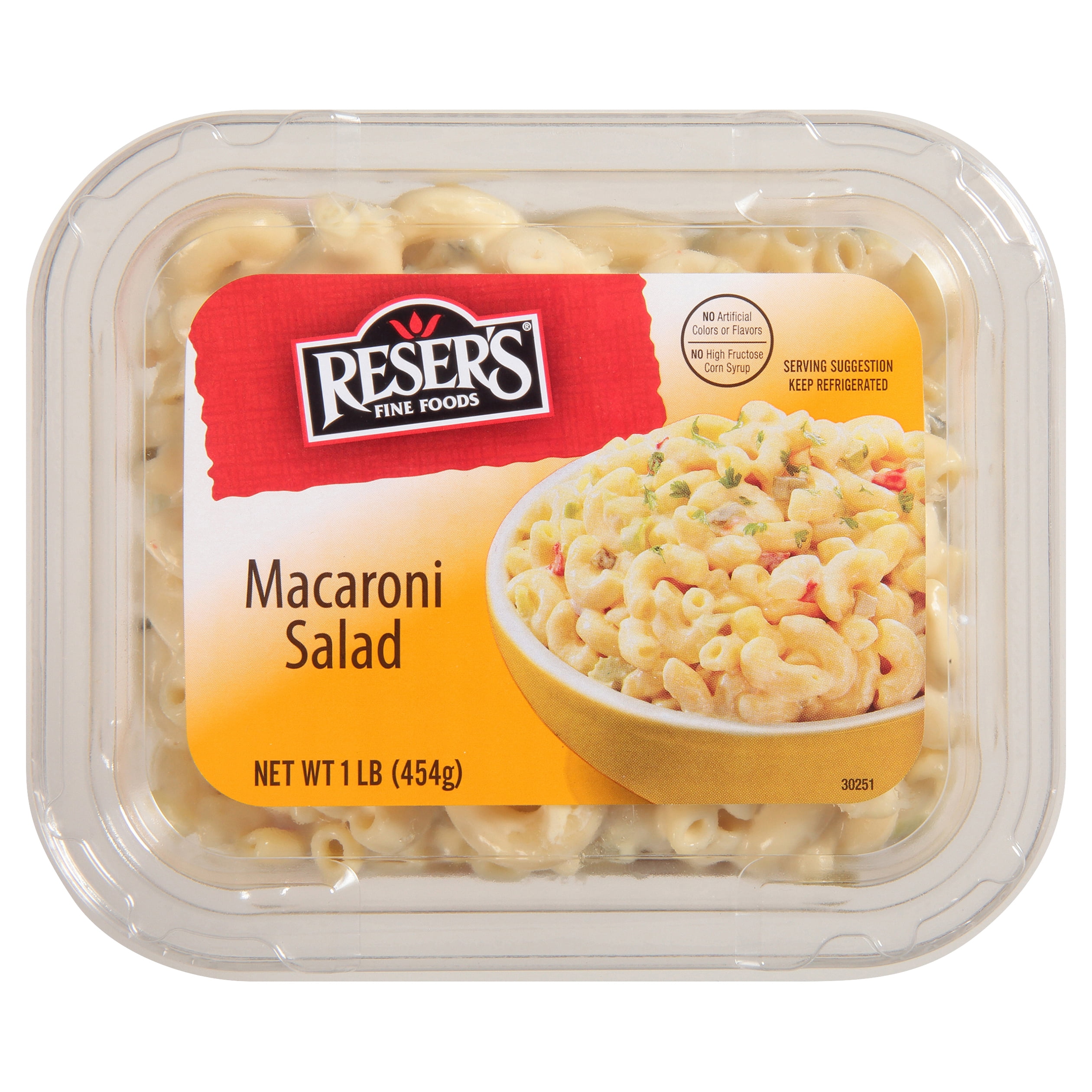 Reser's Fine Foods Macaroni Salad, 16 oz Tub (Refrigerated) - Walmart.com