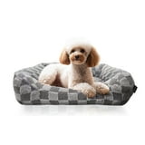 Reserve Checkered Cuddler, Ultra-Soft & Elegant Pet Bed for Dogs & Cats ...