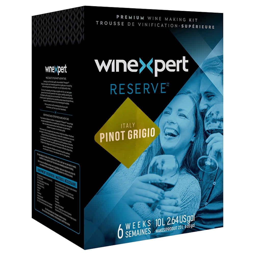 Reserve California Pinot Grigio Wine Ingredient Kit - Walmart.com