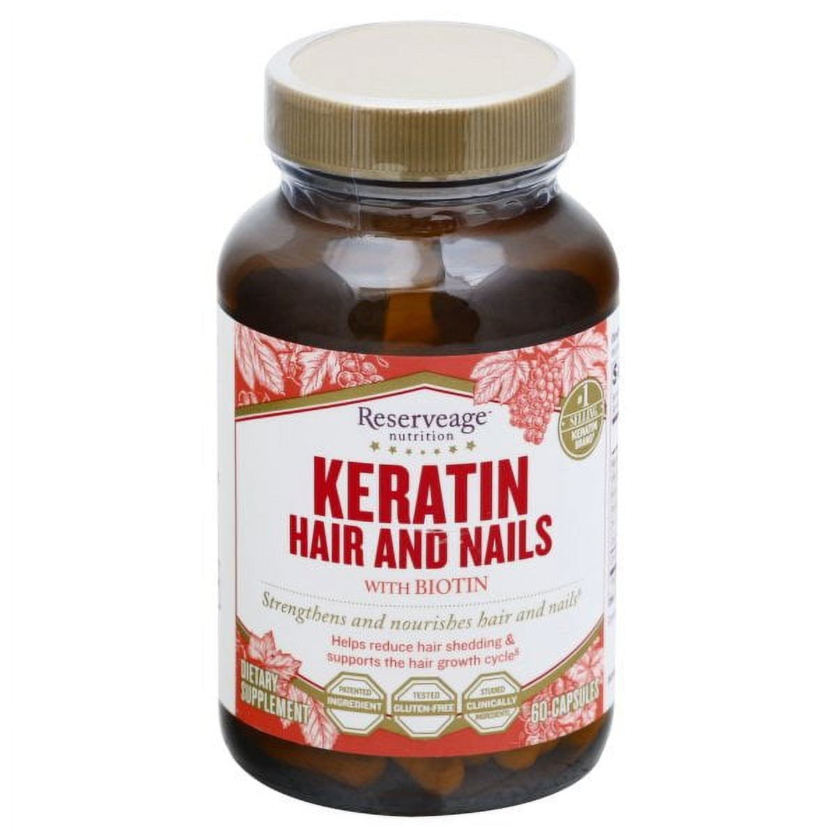 Reserveage Keratin Booster Hair And Nails Supplement Thickness And ...