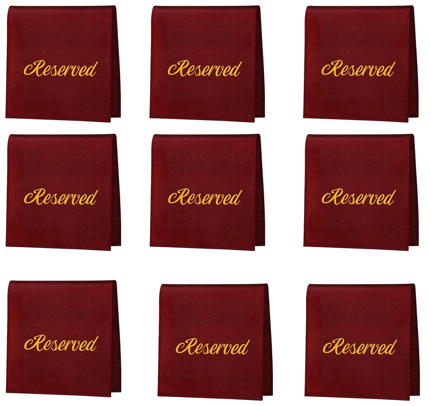 Reserved Chair Cloths,Happon 22 inch Reserved Chair Signs for Pews ...