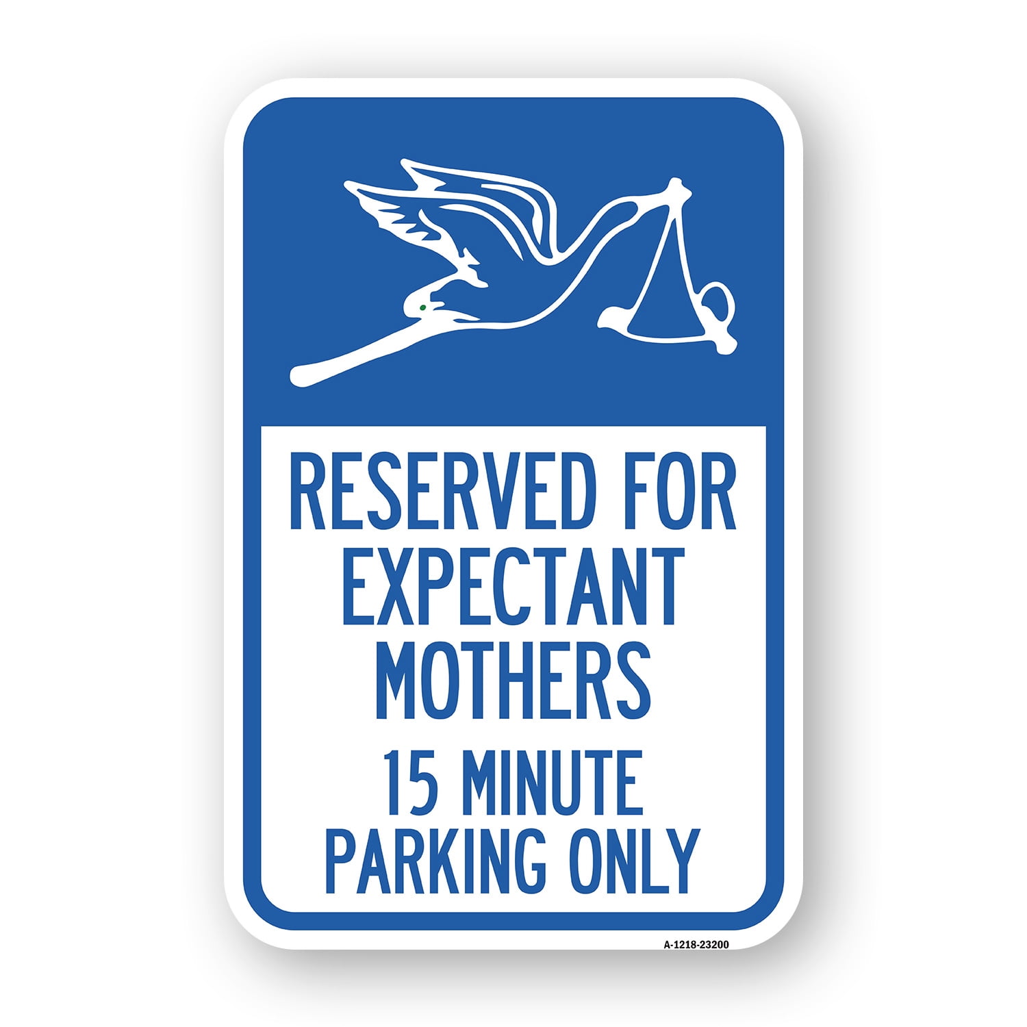Reserved for Expectant Mothers 15 Minute Parking Only (With Stork ...