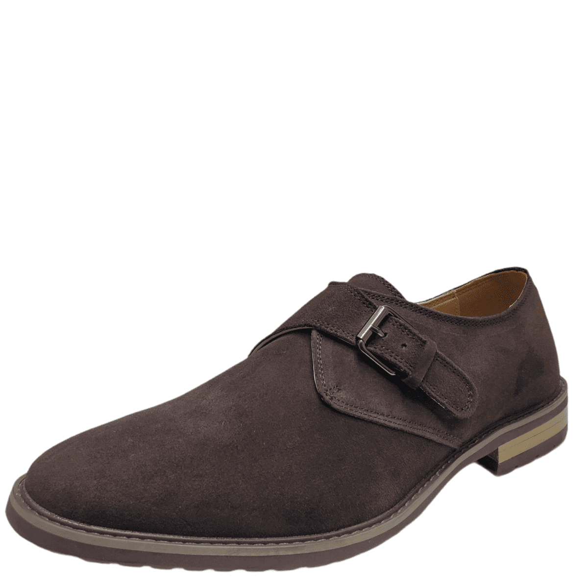 Reserved Footwear Mens The Stanton Brown Monk Strap Slip On Loafers ...