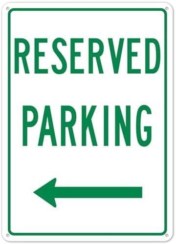 Reserved Parking Left Side In Green Sign,Board Parking Safety Signs ...