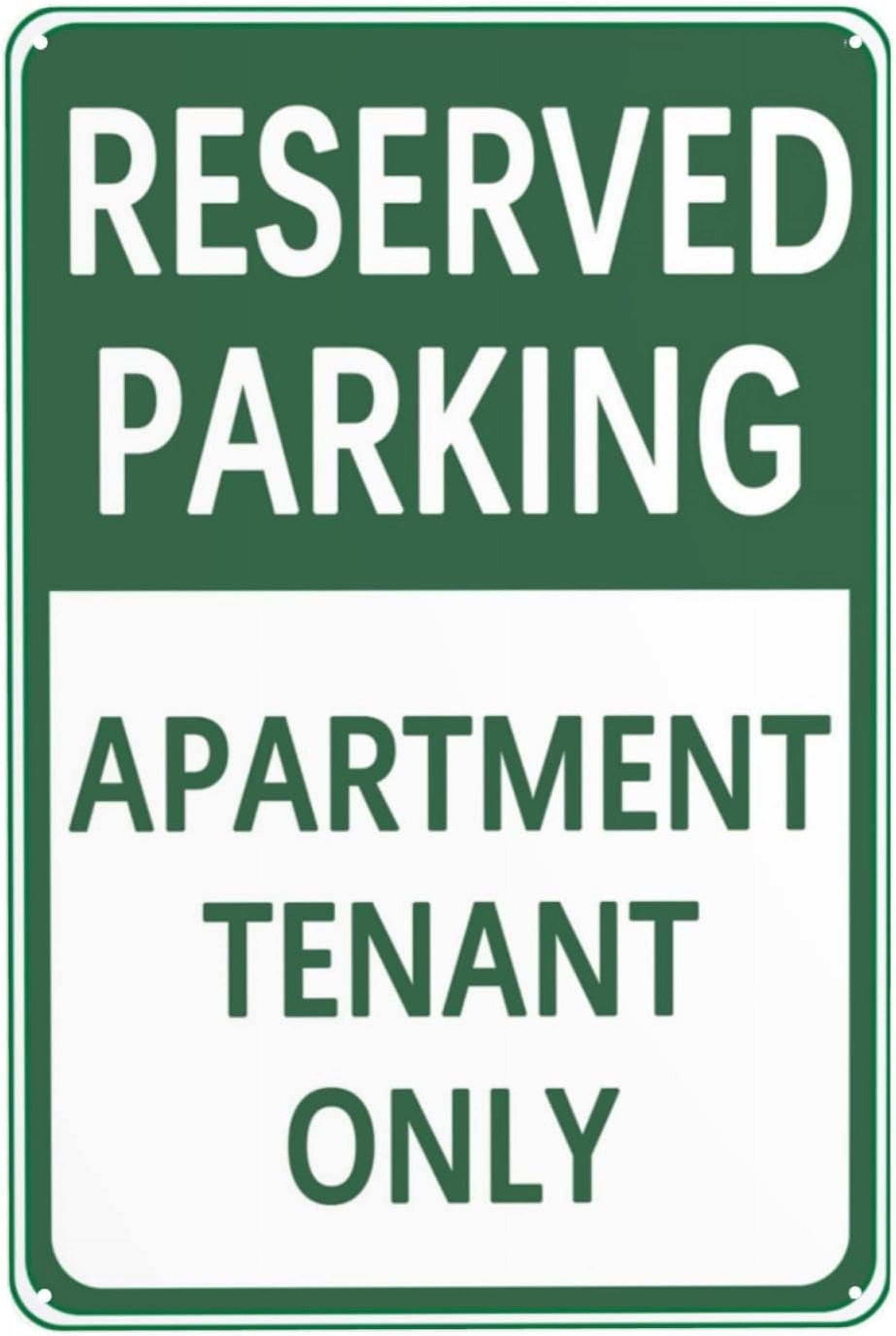 Reserved Parking Metal Tin Signs-Metal Tin Signs Exquisite Wall Art ...
