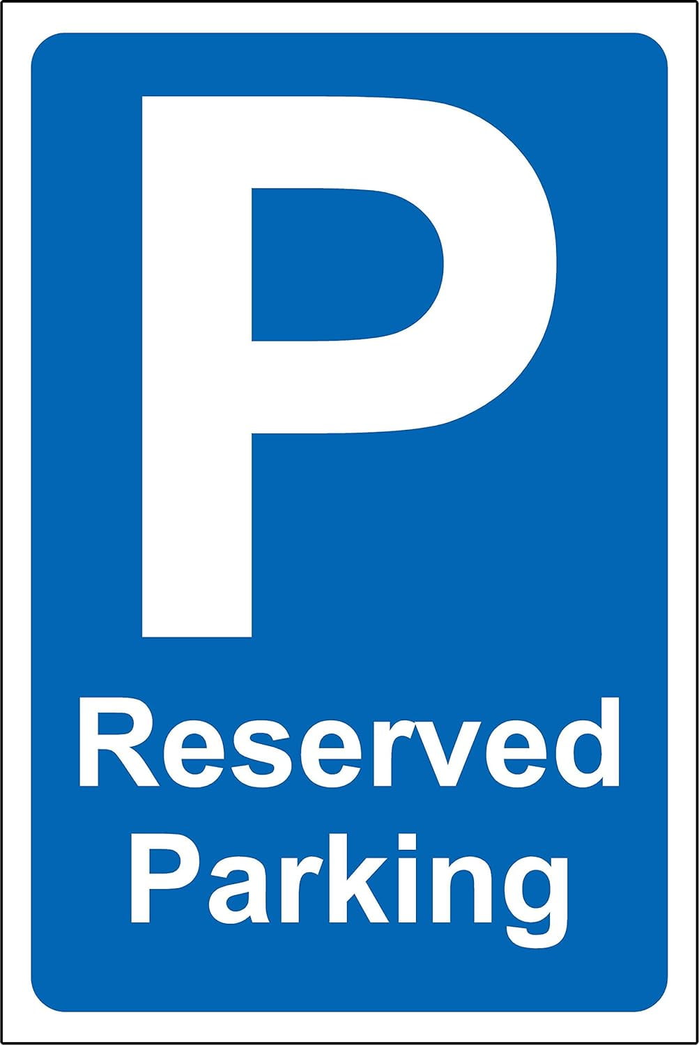 Reserved Parking Safety Metal Tin Sign,Parking Lot Restaurant Prominent ...