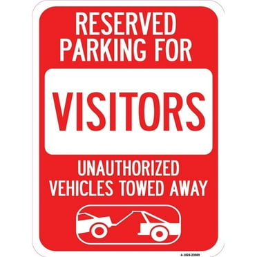 Reserved Do Not Think About Parking Here Unauthorized Vehicles Crushed ...