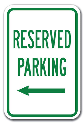 Parking Left Down Arrow Sign - Walmart.com