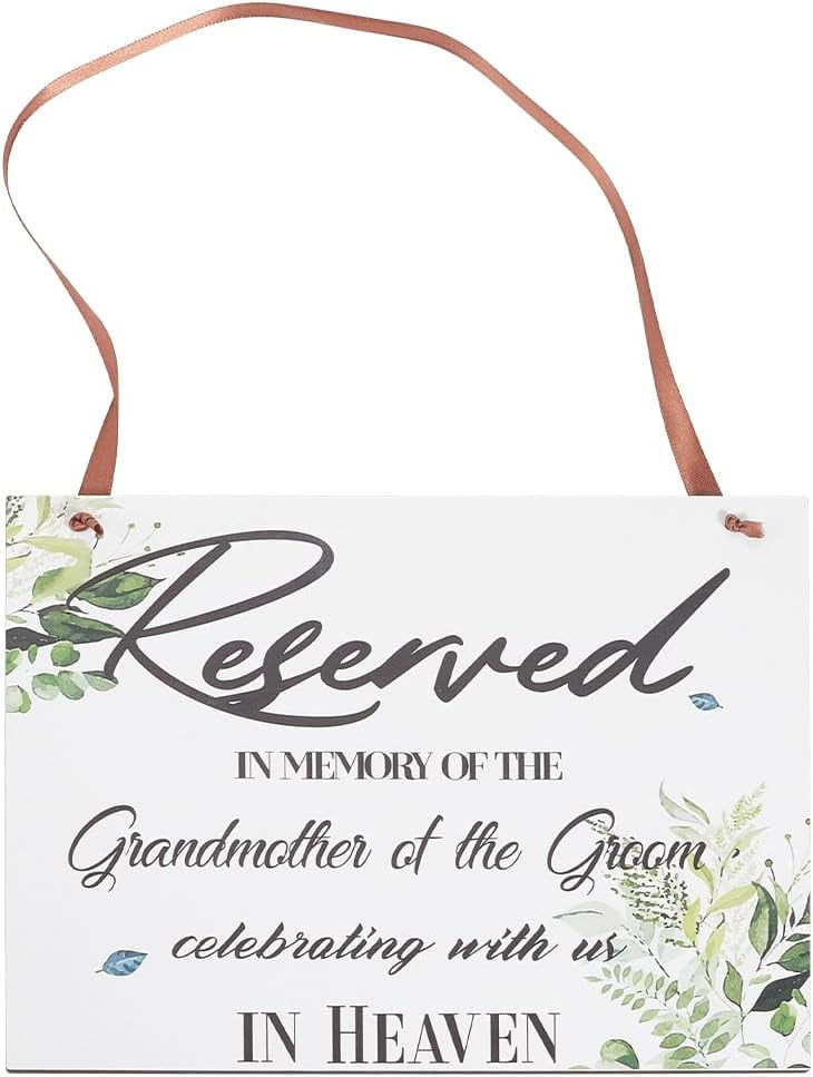 Reserved Seating Signs Wood Reserved Hanging Sign with Rope Rustic ...