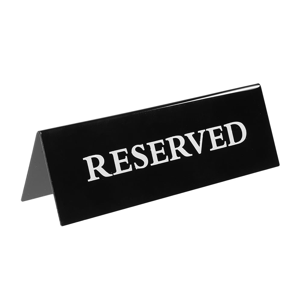 Reserved Signs For Chairs,Elegant Acrylic Reserved Table Signs ...