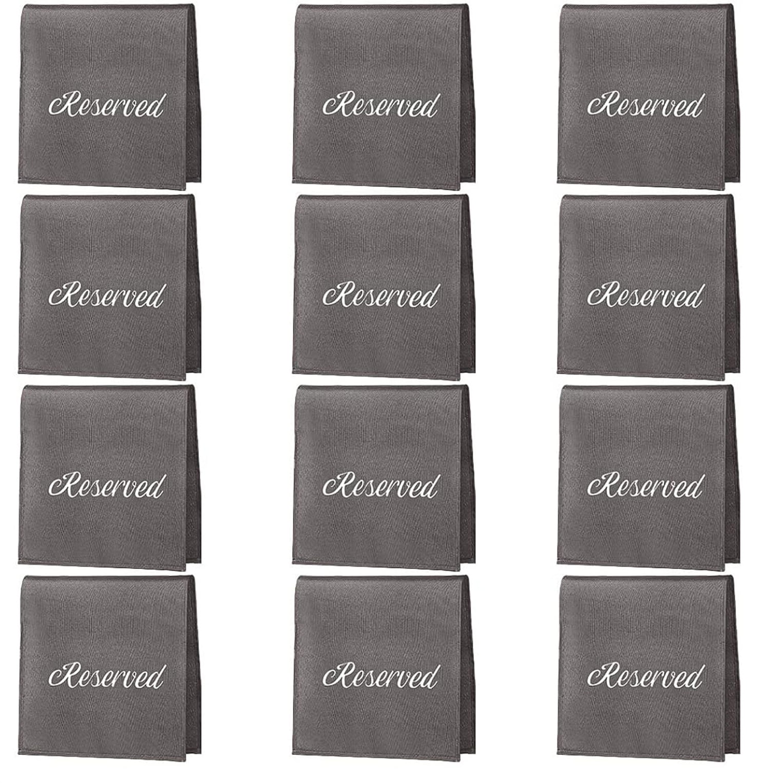 Reserved Signs for Pews Chairs,Happon 12 Pack 22inch Reserved Seating ...