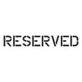 Reserved Stencil | 6 inch Letters | 60 mil Stendard Grade | Paint ...