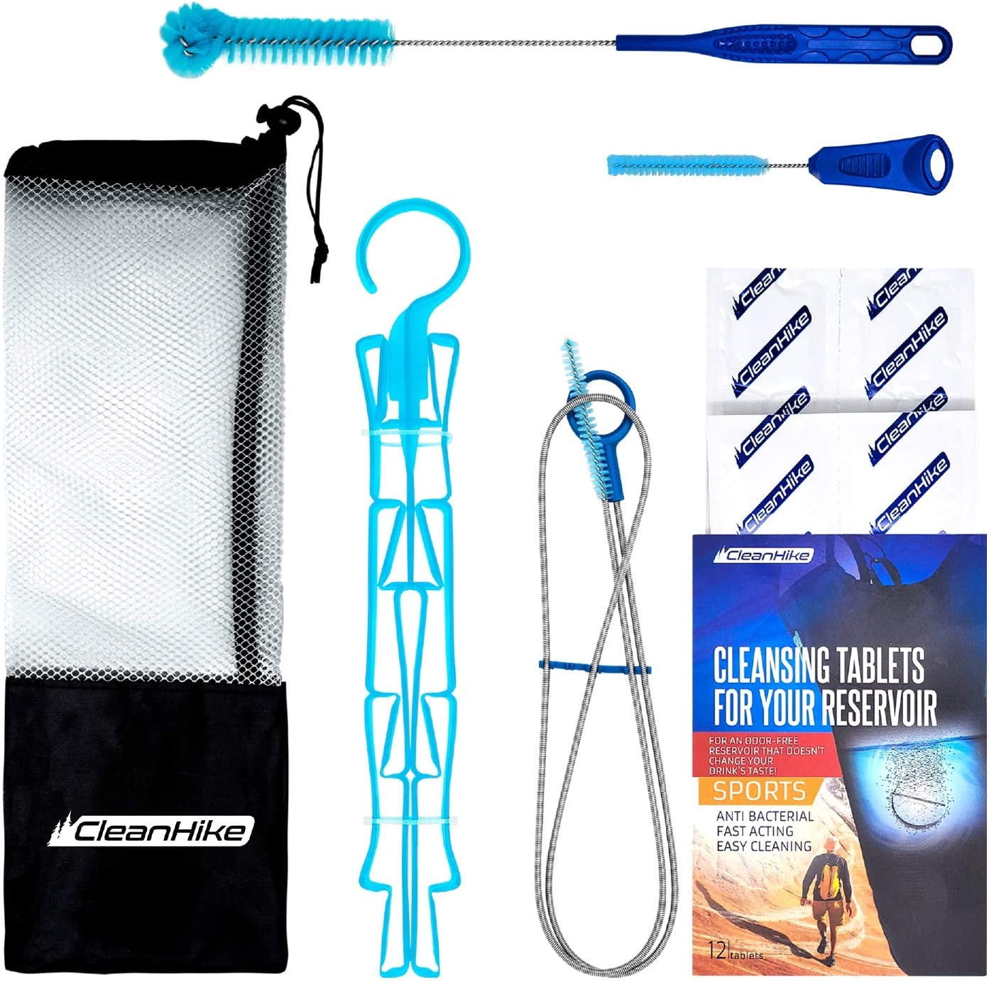 Reservoir Hydration Bladder Cleaning Kit - 6-In-1 Water Reservoir ...