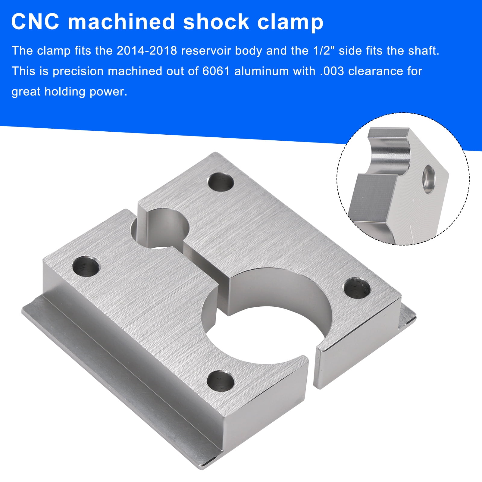 Reservoir body & Shaft Clamp 803-00-208 For Fox Float X Shock rebuild ...