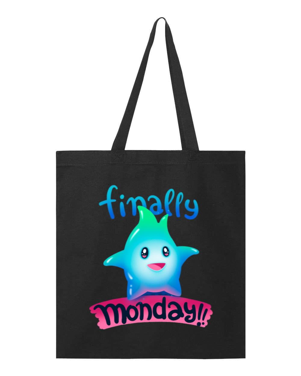 Reset the Week Tote Bag with Monday Mood and Grind Restart Vibe ...