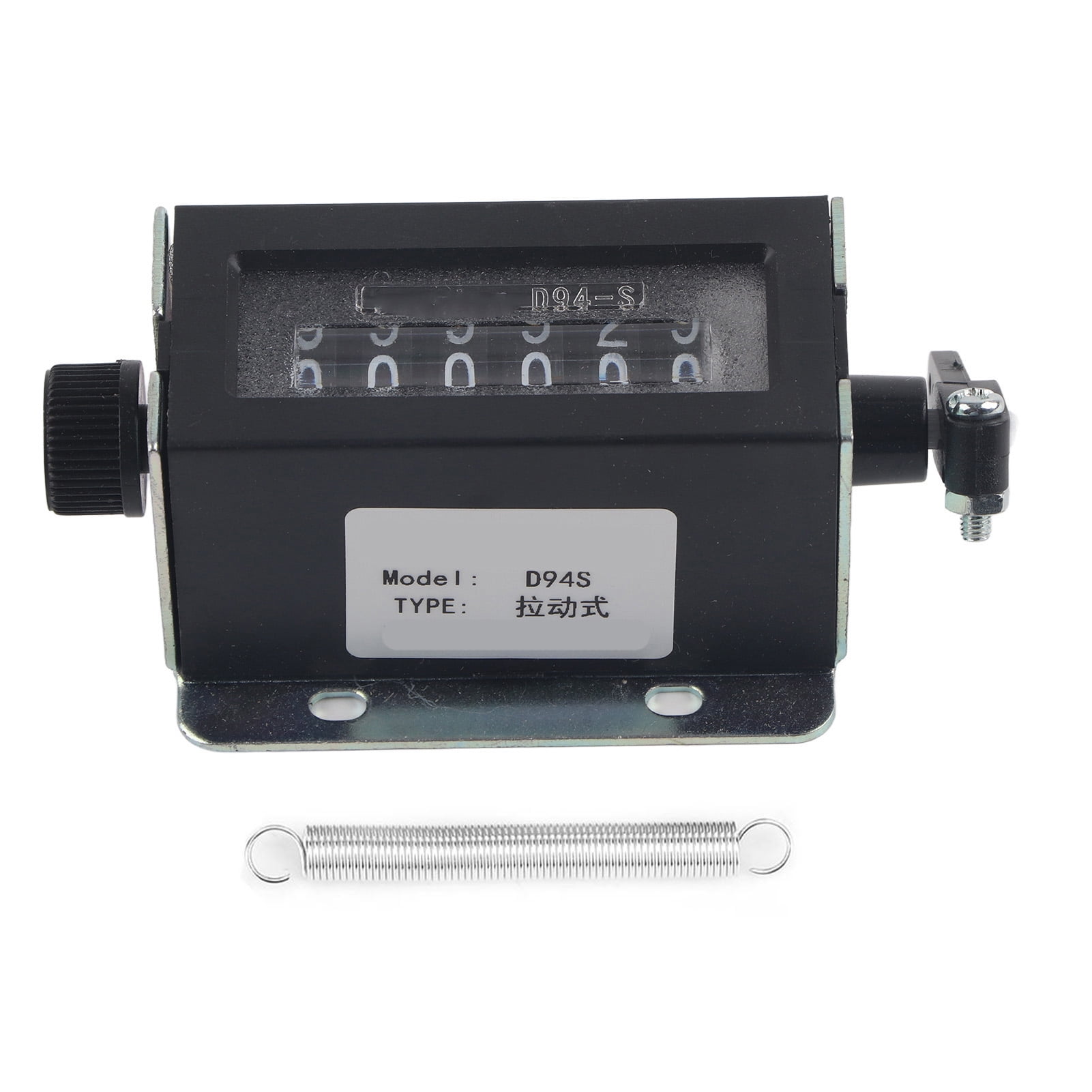 Resettable 6-Digit Mechanical Pulling Counter with Range 0-999999 ...