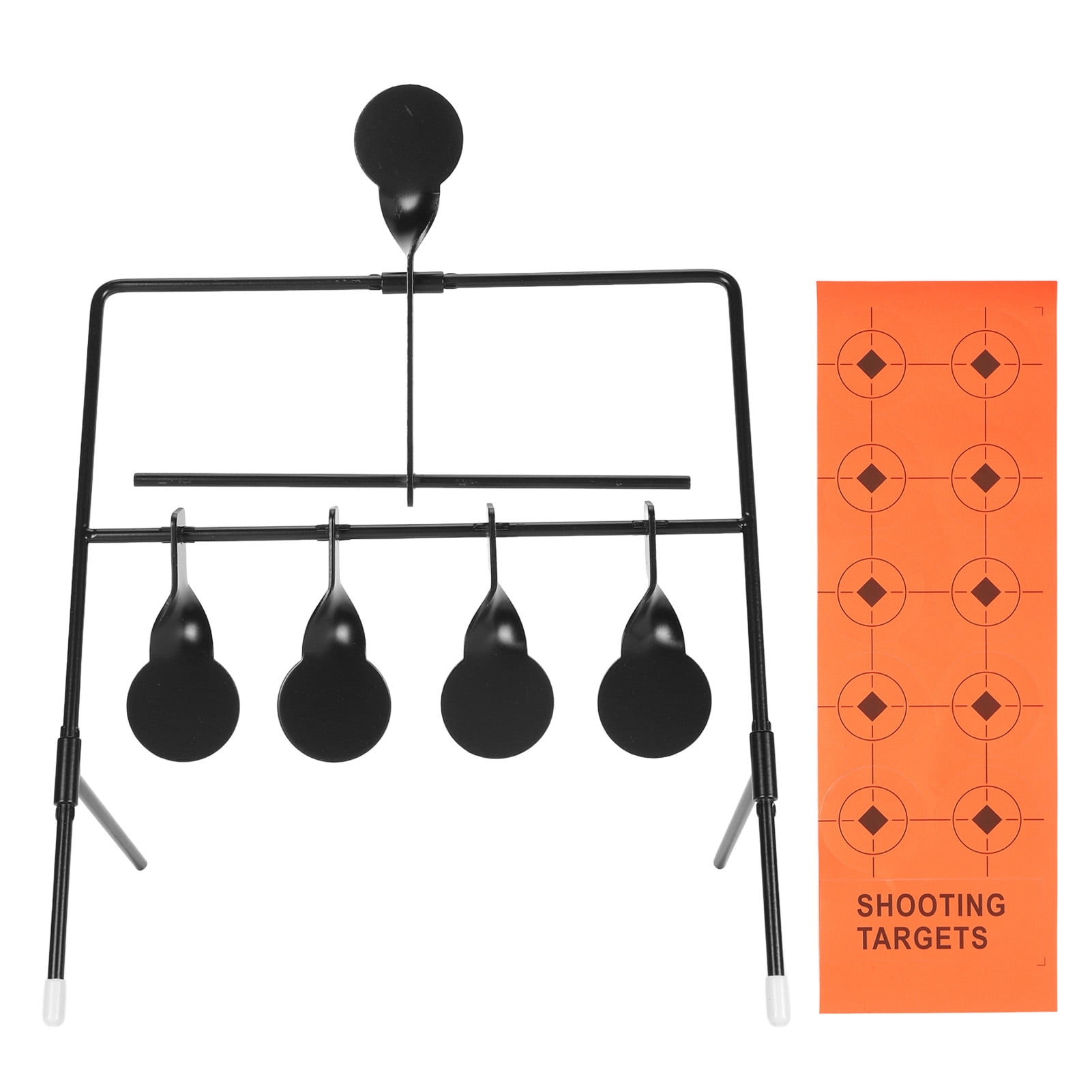 Resetting Target Metal Rotating Shooting 5 Targets with Stickers for ...