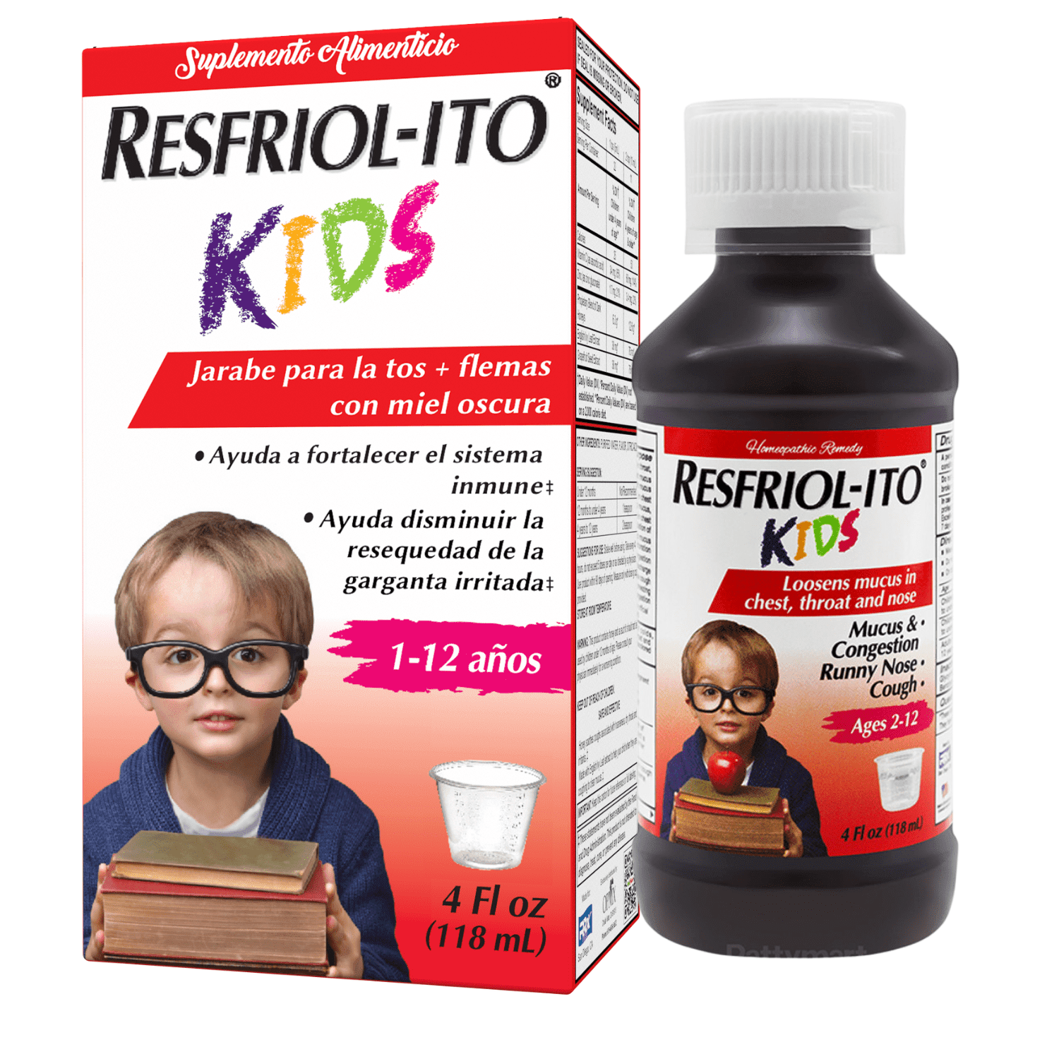 Resfriolito Children's Cold Medicine Relief, Decongestant Liquid for ...