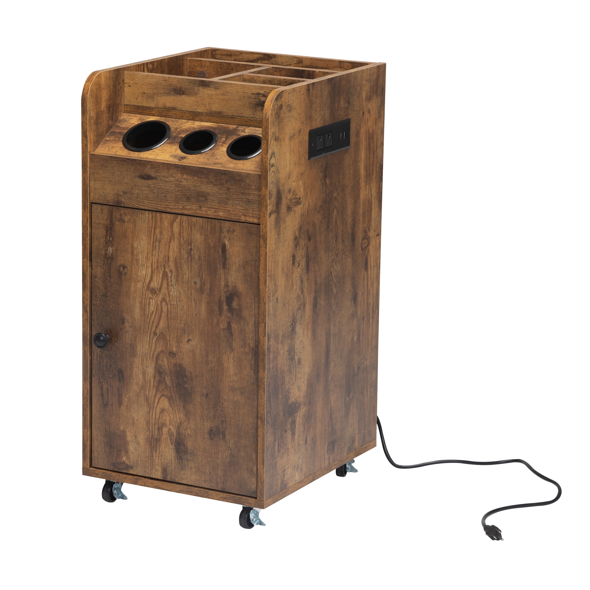 Reshable Salon Trolley Storage Cart, Styling Station with Hair Dryer ...