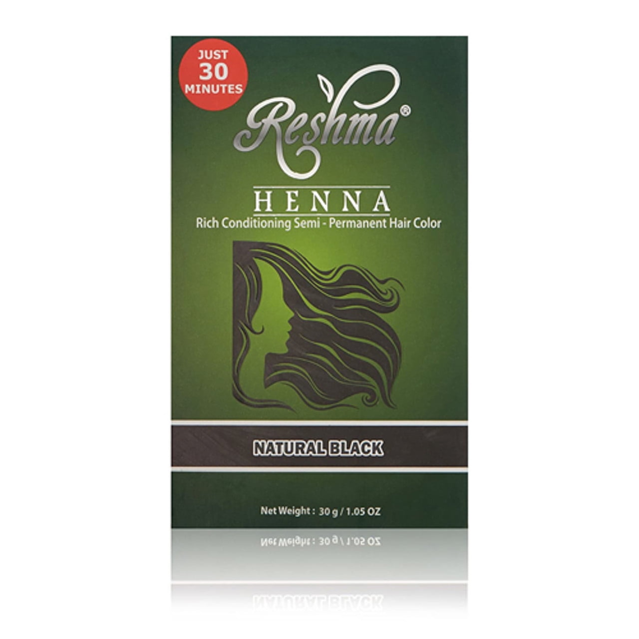 Reshma Beauty Henna Hair Color, Natural Black, 1.05 Oz, 6 Pack ...