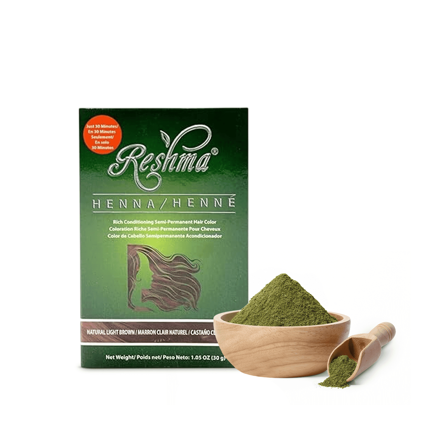 30-Minute Henna Hair Dye Soft Shiny Hair Henna Hair Color Dye, 100% ...