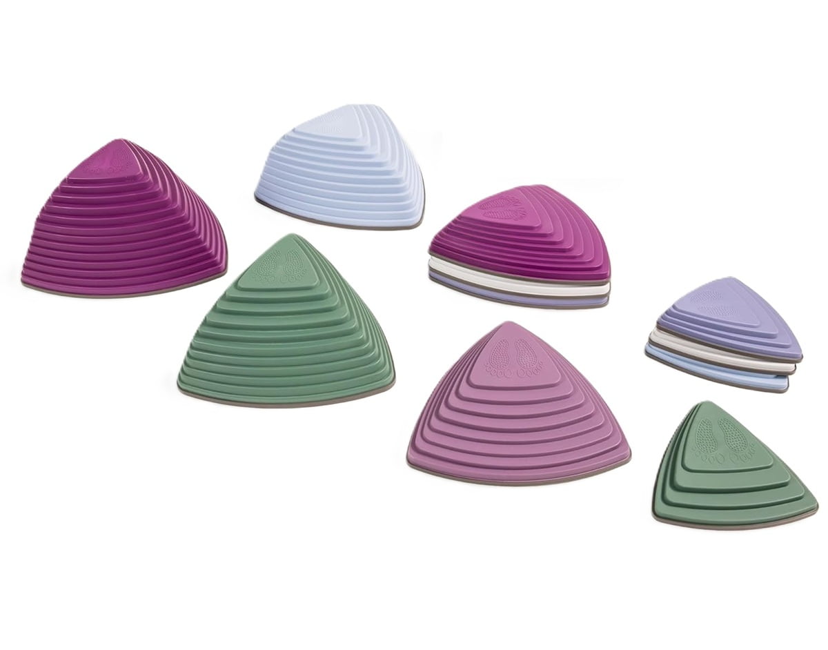 Resi & Moxie Balance Stepping Stones for Kids Therapy Balance 11-Piece ...