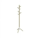 Safco Standing Coat Tree Garment Rack, 8 Hook , Wood, White Coat Rack ...