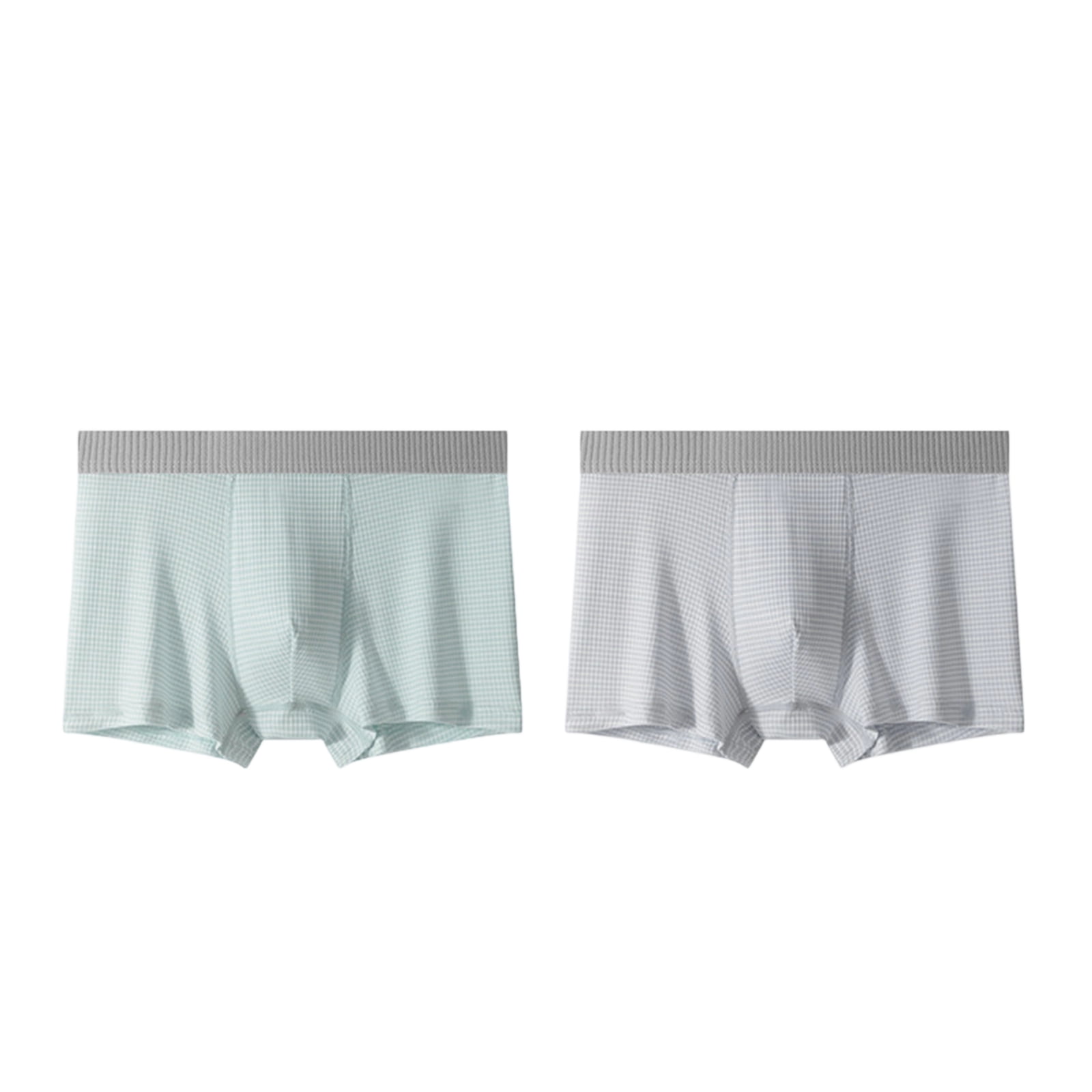 Resicozy 2 Pcs Breathable Men's Underwear Modern Comfort Soft Solid ...