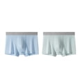 Resicozy 2 Pcs Breathable Men's Underwear Modern Comfort Soft Solid ...