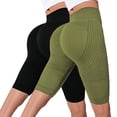 Resicozy 2 Pcs High Waisted Leggings for Women Lift Smooth Shorts for ...