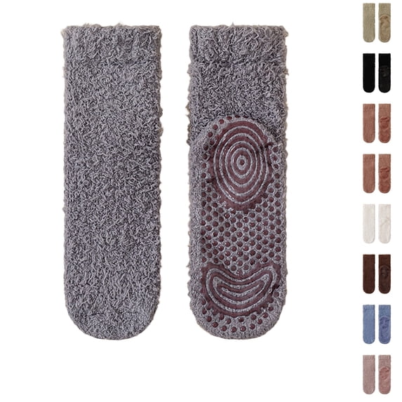Resicozy Ankle Socks, Low Cut, Fluffy Fuzzy Warm Winter Plush Slipper ...