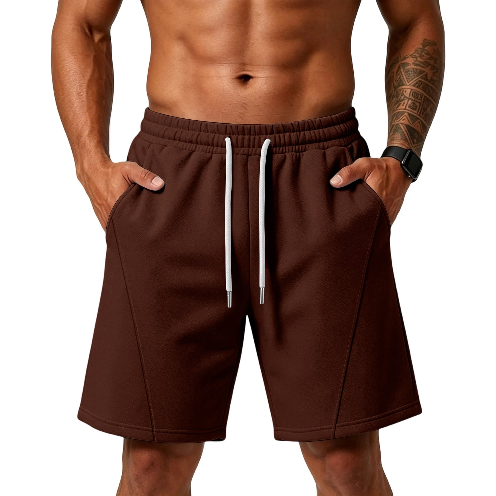 Resicozy Men Baggy Sweat Shorts 2026 Cotton Athletic Shorts Workout Gym ...