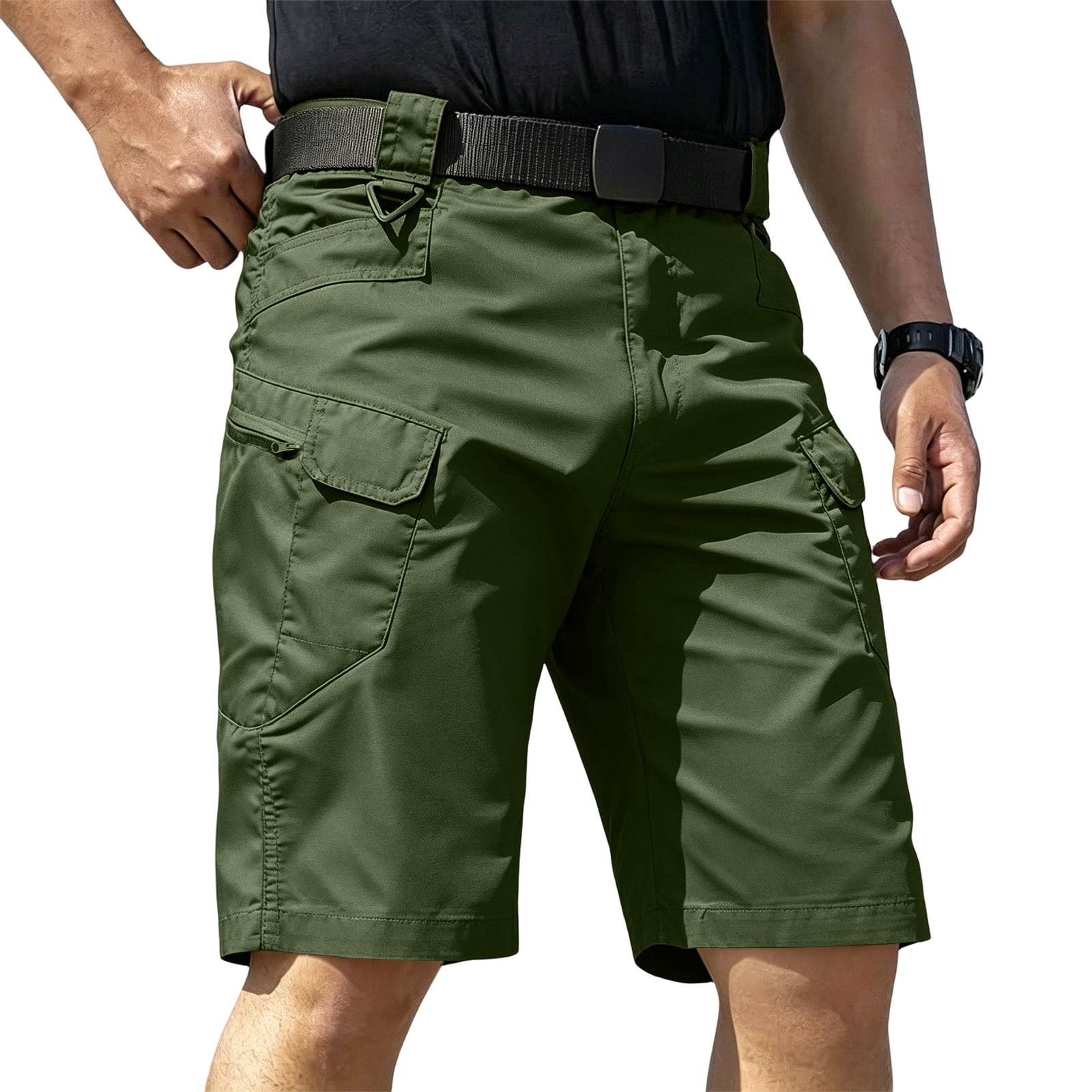 Resicozy Mens Casual Cargo Shorts Lightweight Golf Shorts Stretch Work ...