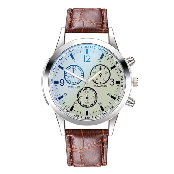 Resicozy Mens Watches Casual Big Face Watch Stainless Quartz Dress ...
