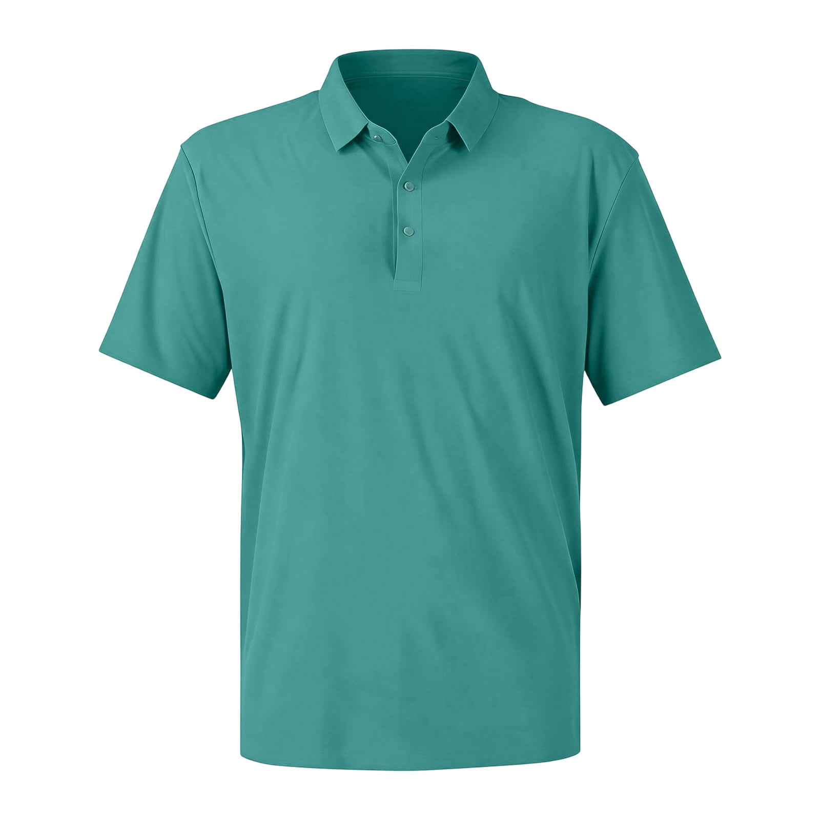 Resicozy Polo Shirts for Men Buttons Casual Work T Shirts Short Sleeve ...