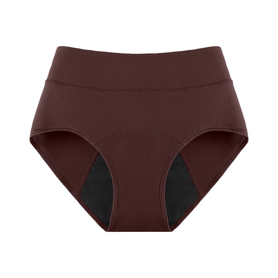 Resicozy Underwear for Women Casual High Waist Brief Solid Color ...