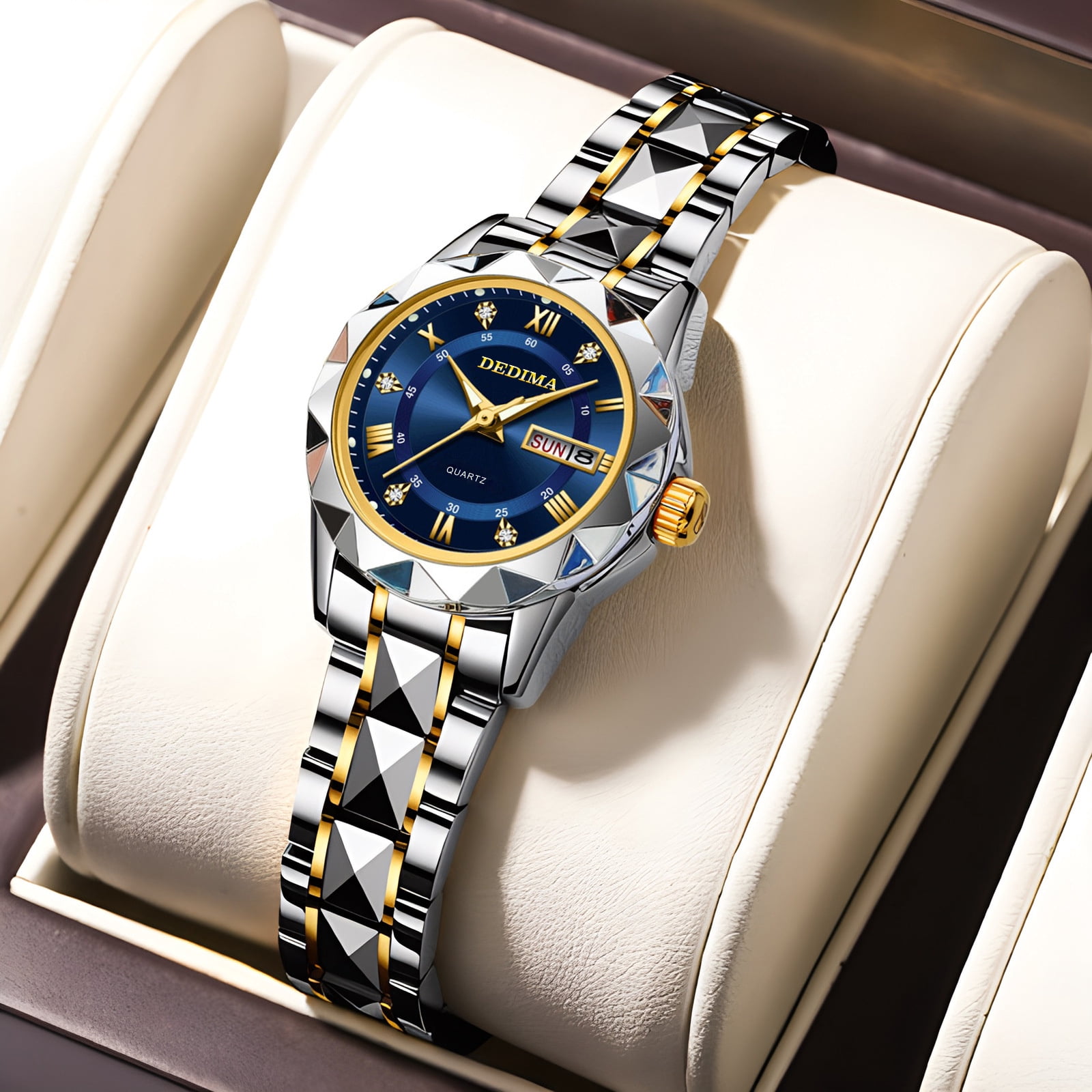 Resicozy Womens Watch Elegant Ladies Dress Watches Stainless Watch for ...