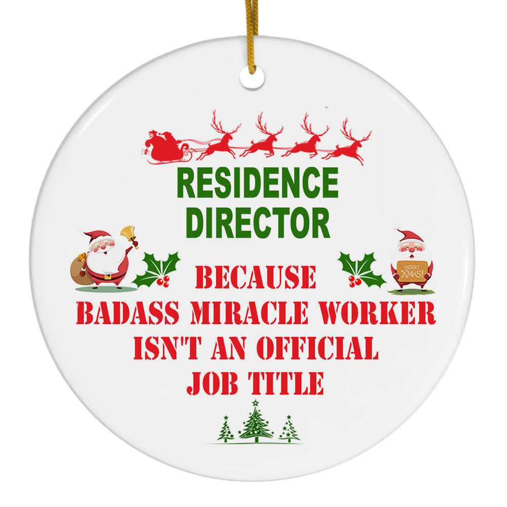 Residence Director Christmas Ornaments 2025, Christmas Tree Decor ...