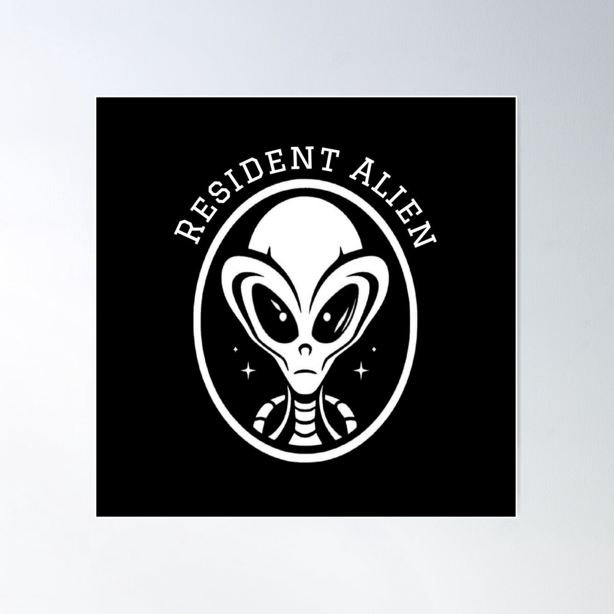 Resident Alien Poster Wall Art, Modern Wall Decor For Living Room ...