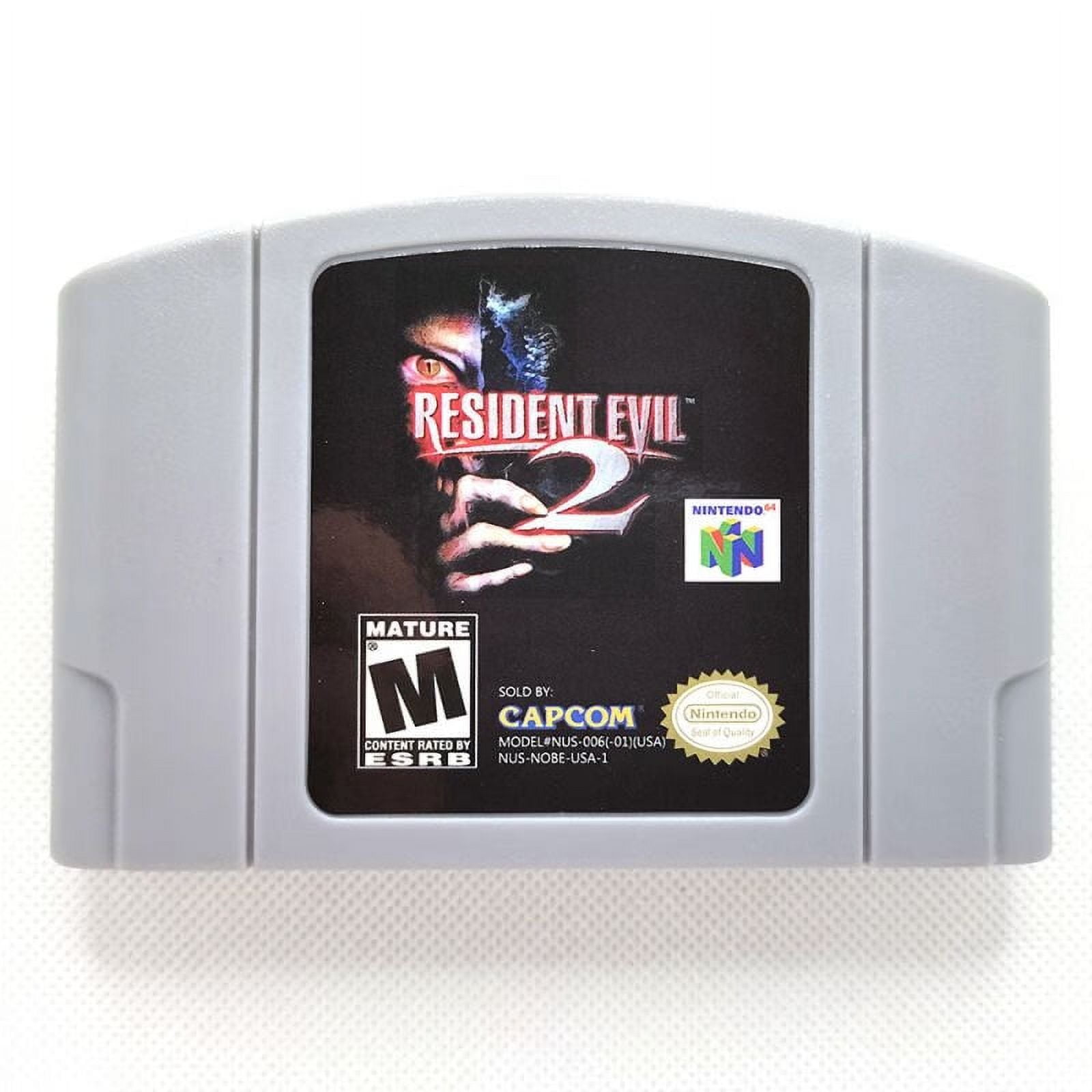 Resident Evil 2 N64 Game Us Version