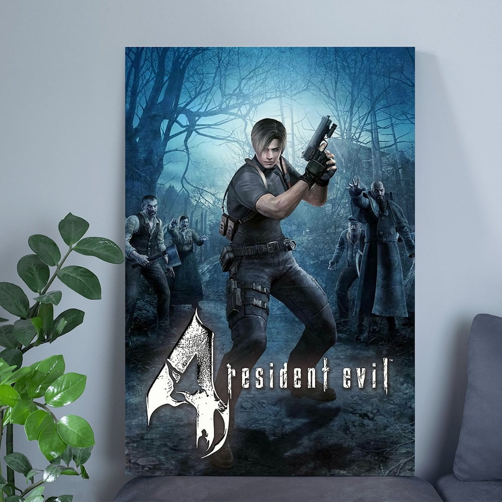 Resident Evil 4 Poster, Leon Kennedy Albert Wesker Ada Wong Poster, Re4 ...