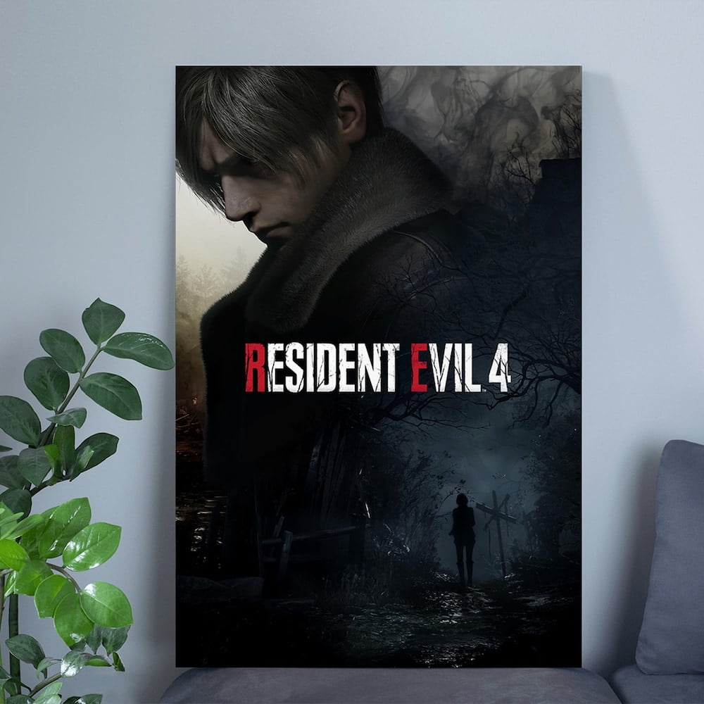 Resident Evil 4 Poster, Leon Kennedy Albert Wesker Ada Wong Poster, Re4 ...
