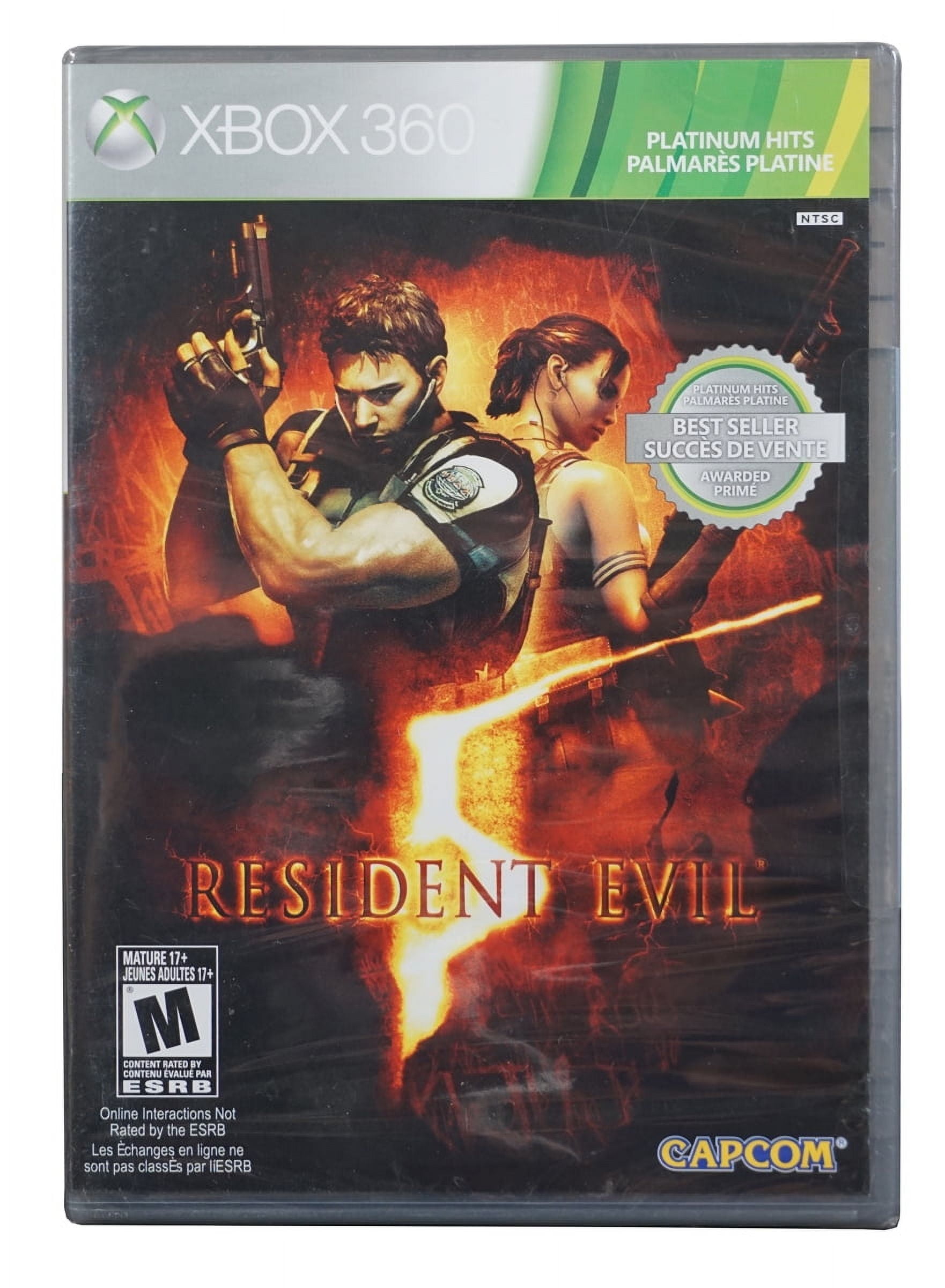 Resident Evil 5 X360 - Platinum Hits for XBOX 360 - Walmart.com