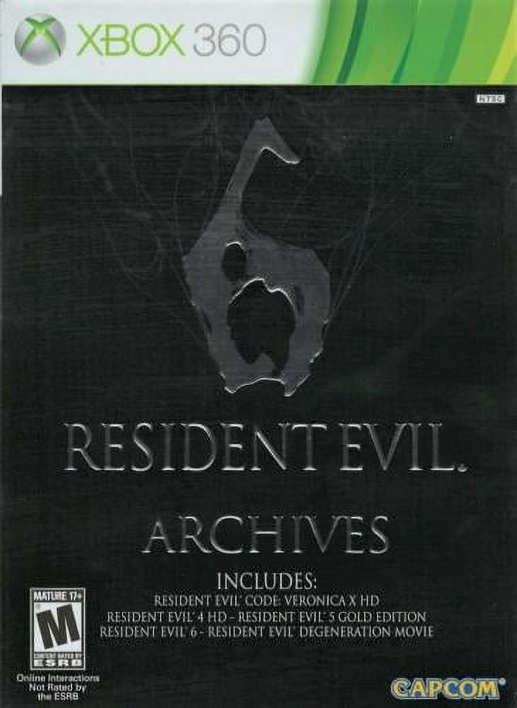 Resident Evil 6 Archives Xbox 360 (Brand New Factory Sealed US Version ...