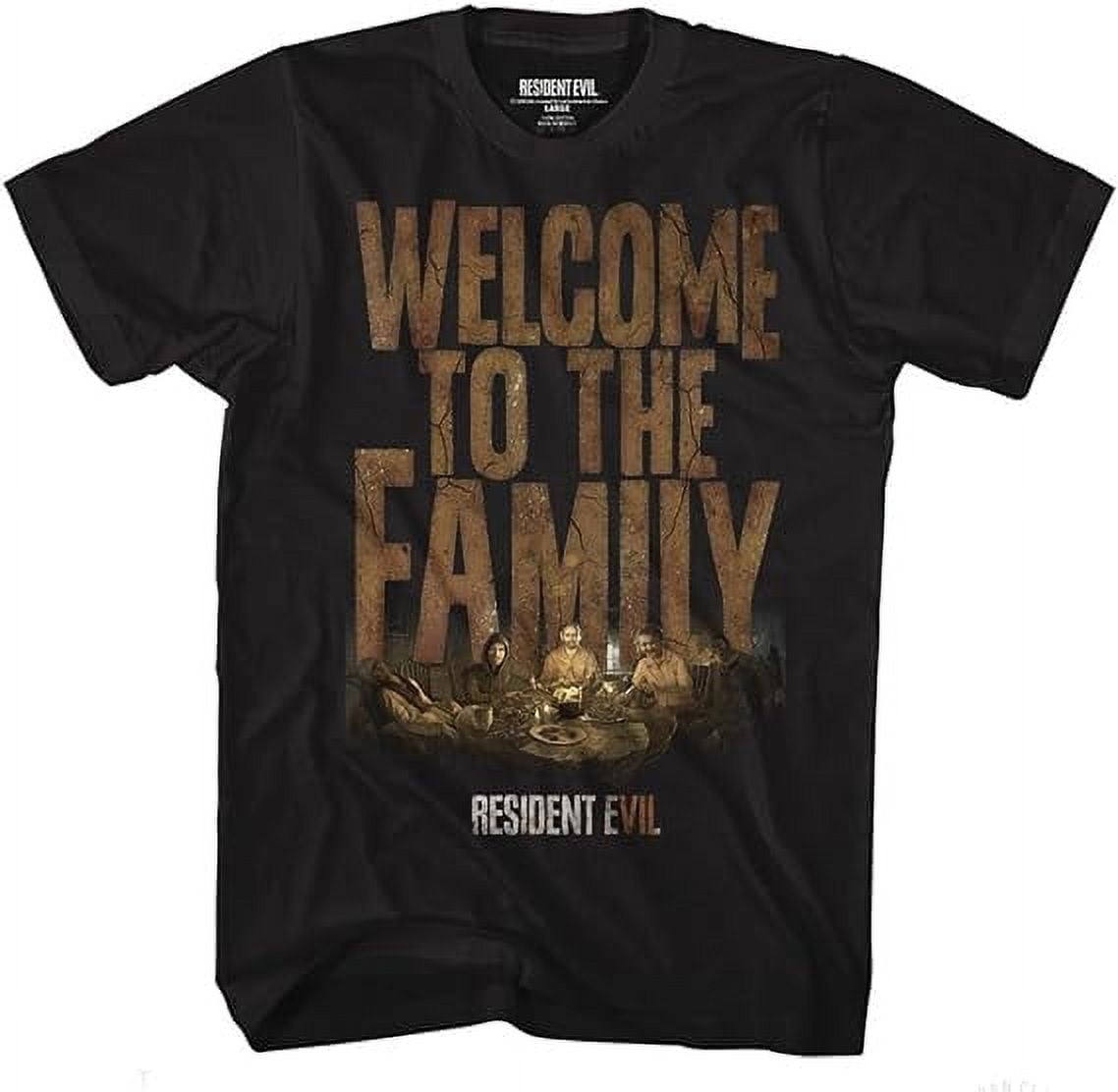 Resident Evil Horror Science Fiction Video Game Welcome Black Adult T ...
